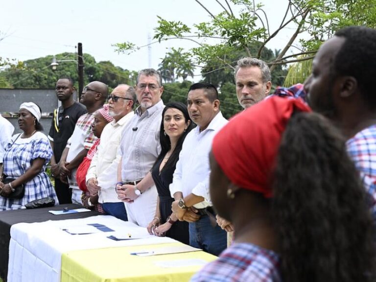 Gobierno de Guatemala y el Pueblo Garífuna firman histórica Agenda de ...